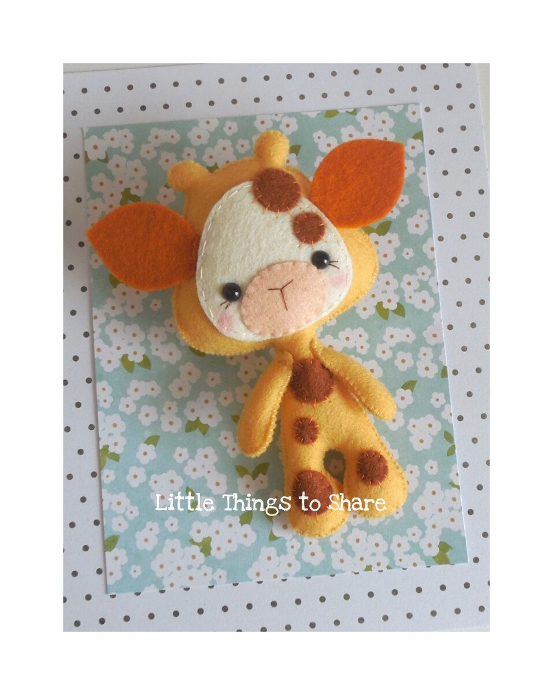Little Giraffe-pdf Pattern-baby Giraffe-diy Project-wild - Etsy