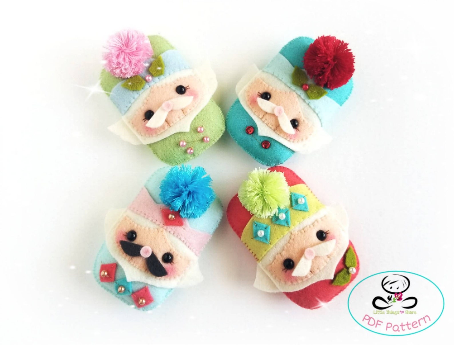 Little Nutcracker-pdf Pattern-felt Christmas - Etsy