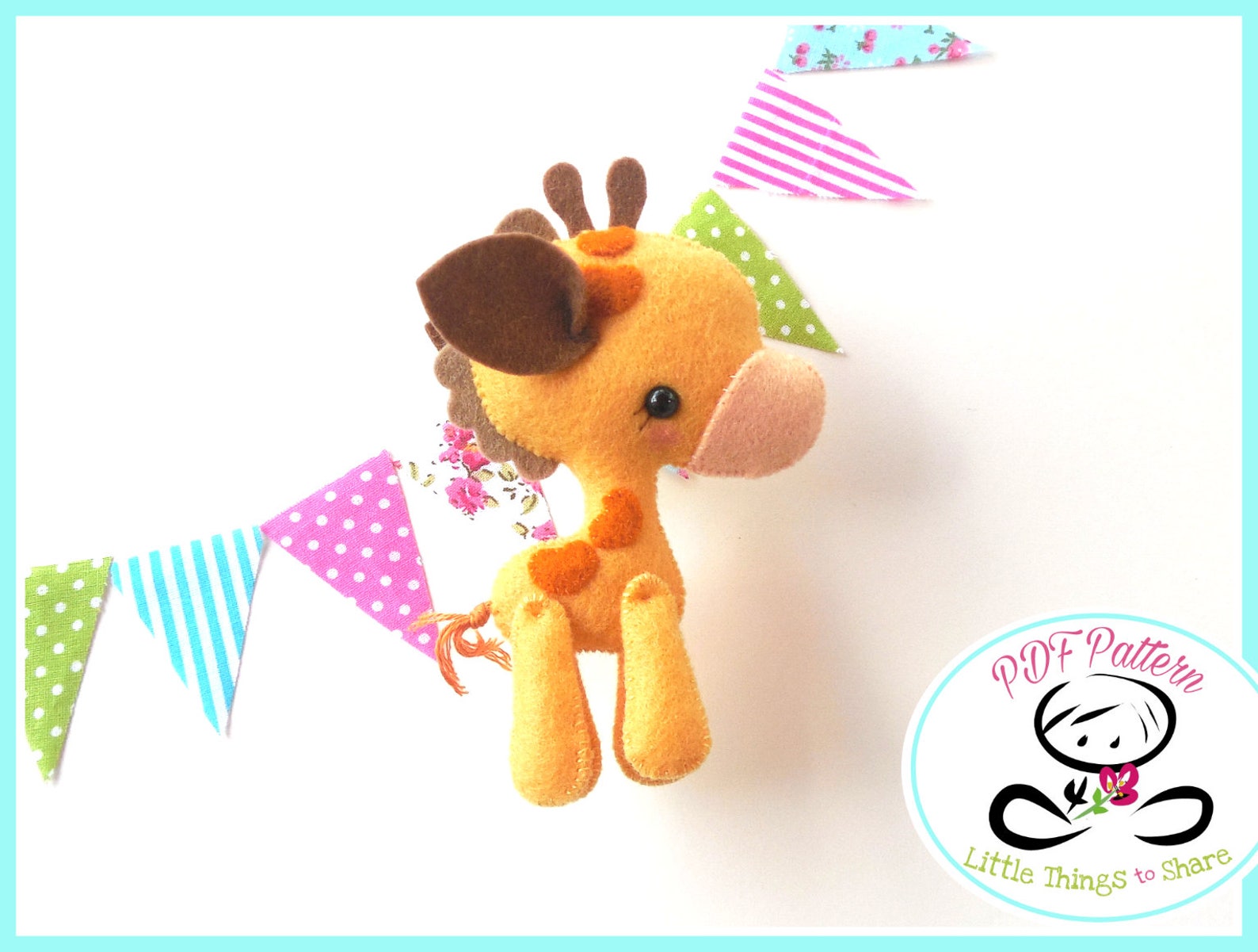 Wild Baby Animals Set of Four-pdf Sewing | Etsy