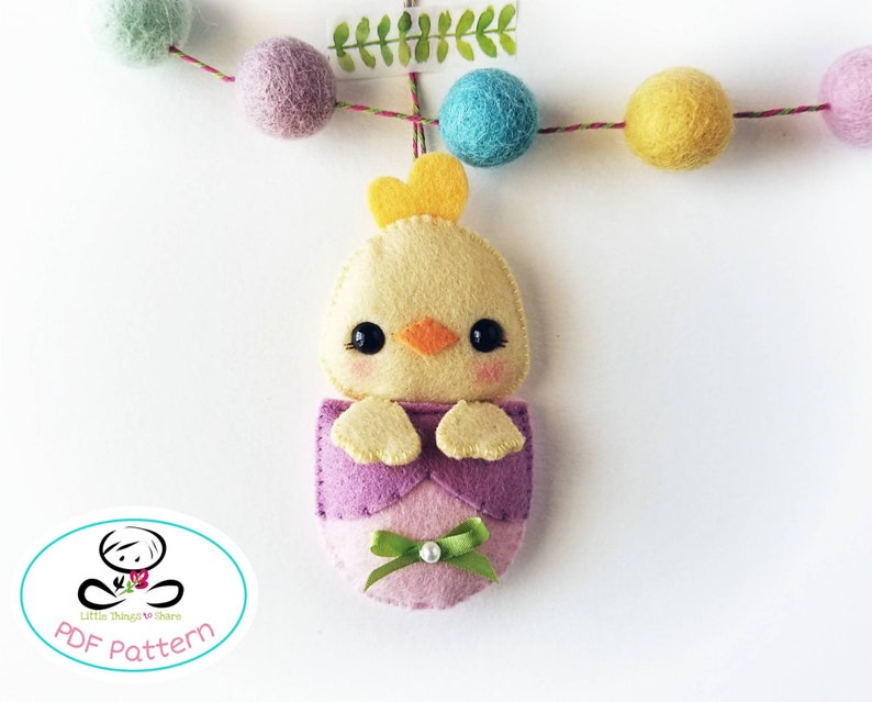 Hatching Chick PDF sewing pattern-DIY Project-Easter | Etsy