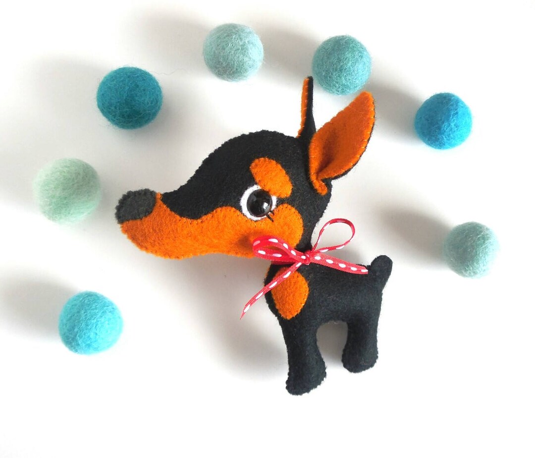 Dobby-doberman Pinscher Dog-puppy-pdf Pattern-dobermann Dog-diy Project ...