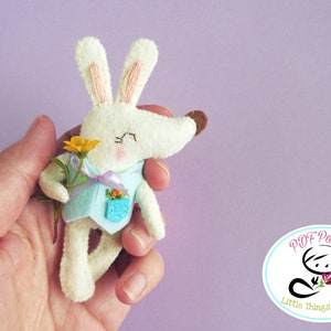 Bunnies in Love-pdf Pattern-easter Bunny-diy-nursery Decor-instant ...