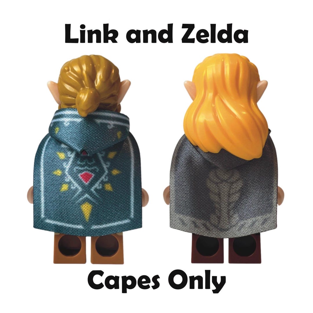 CUSTOM Link and Zelda Capes for Your Lego Minifigs CAPES ONLY (no ...