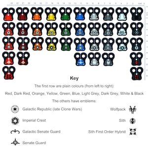 4 CUSTOM Printed Pauldrons for Your LEGO STARWARS Stormtroopers or ...