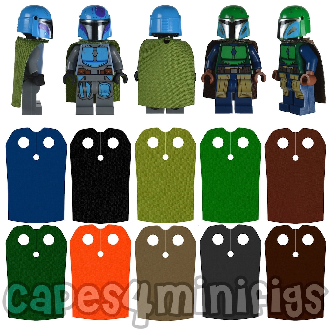 5 Custom Made Mandalorian Capes for Your Lego Starwars Boba Fett ...