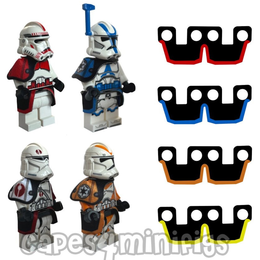4x CUSTOM Printed Kama - Ideal for Your Lego Storm or Clone Trooper ...