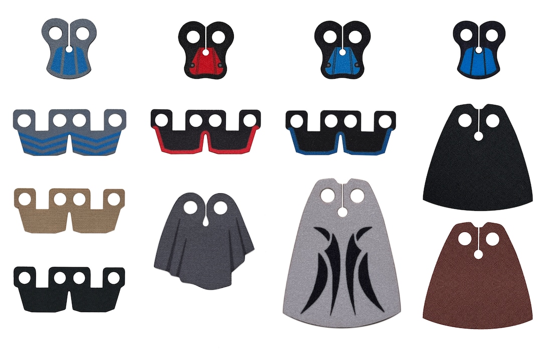 Bundle Pack CUSTOM Capes for Your Lego Starwars Minifigs *CAPES ONLY ...