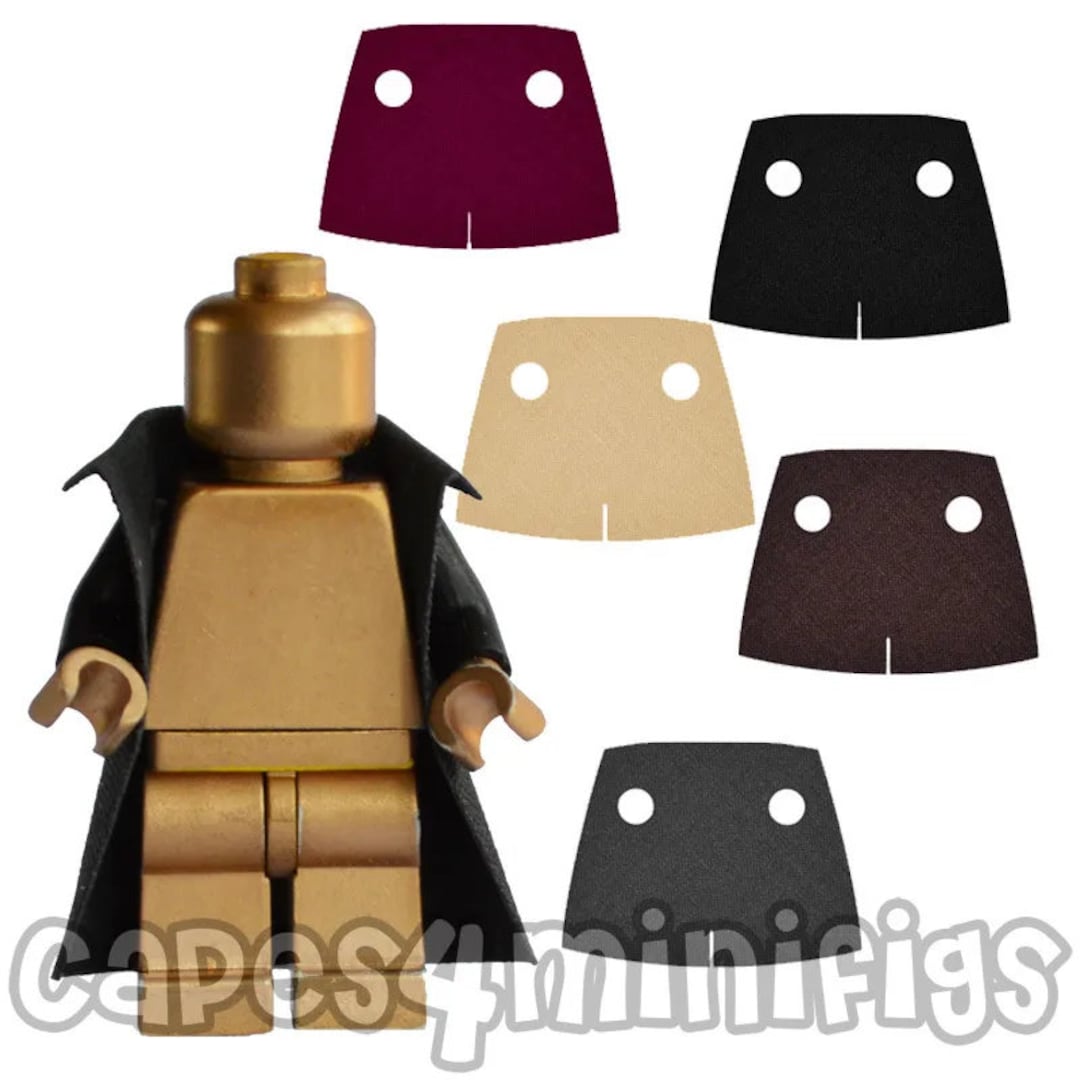 3 CUSTOM Polycotton Trench Coat/capes for Your Lego Starwars Minifig ...