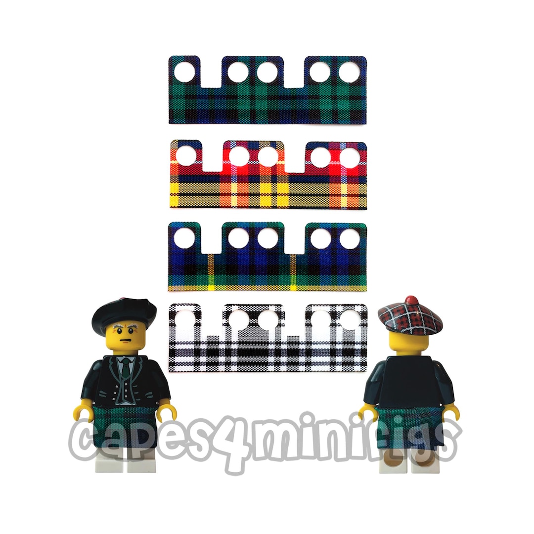 CUSTOM Kilts for Your Lego Bagpiper Minifigs. Choose Your Tartan or One ...