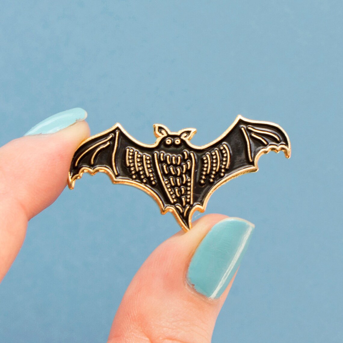 Bat Pin / Halloween Pin / Soft Enamel Pin / Bat Enamel Pin / | Etsy