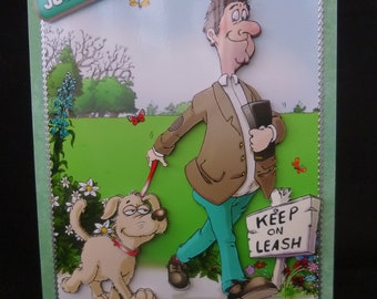 Dog Walker Birthday Card - Etsy UK