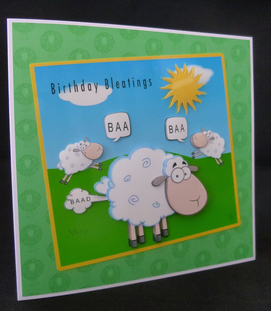 Sheep Birthday Card Funny Personalised Birthday Card | Etsy