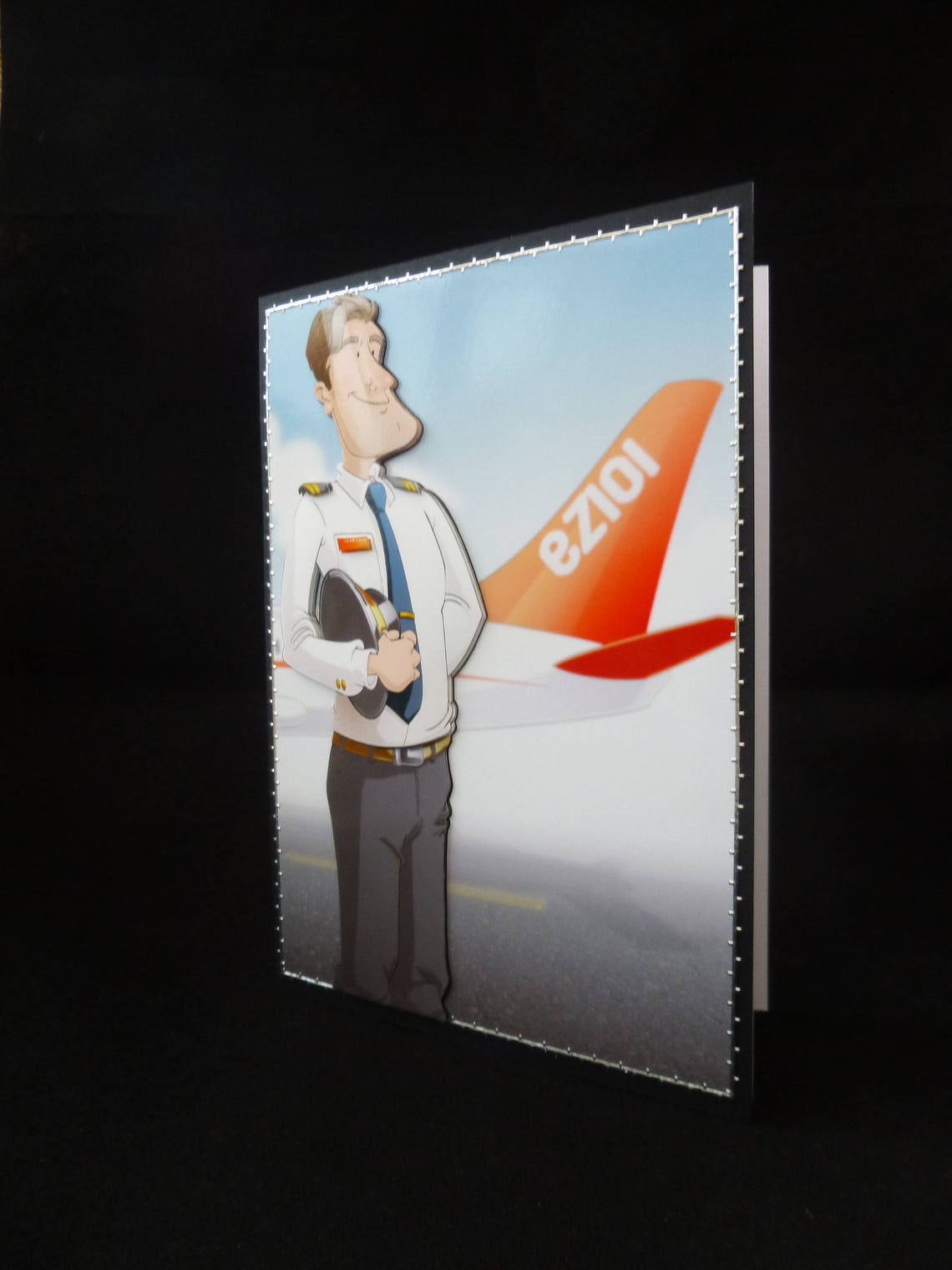 Airline Pilot Card Personalized Young Pilot Card Handmade | Etsy