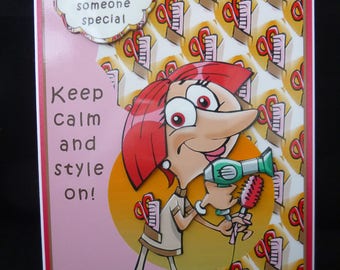 Hair Stylist Card | Etsy