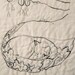 Red Work 4 Fox and Snow Printed Pattern Wildlife Hand Sewing Raggedy ...