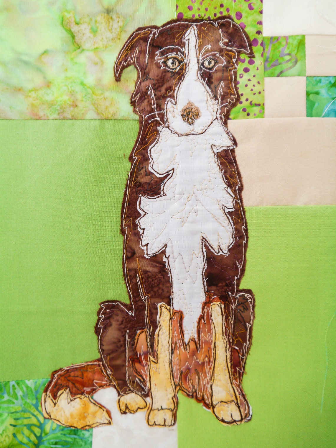 PDF Pattern Farmyard Rainbow Block 2 Border Collies free - Etsy UK