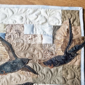 Full PDF Pattern Set for A Hint of Murmuration Quilt Raw Edge Applique ...