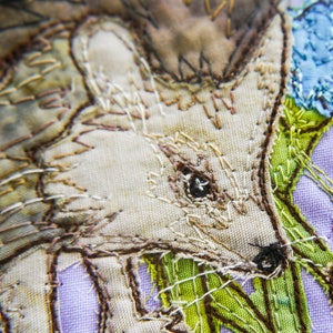 PDF Pattern for Hedgehog Slug Snail Cornflowers Raw Edge Applique ...