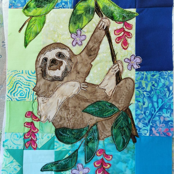 Sloth Quilt Pattern - Etsy