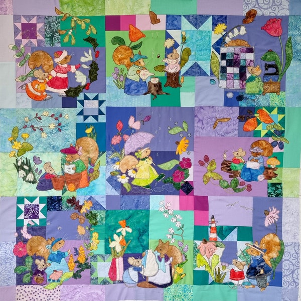 Poppy Quilt Pattern - Etsy