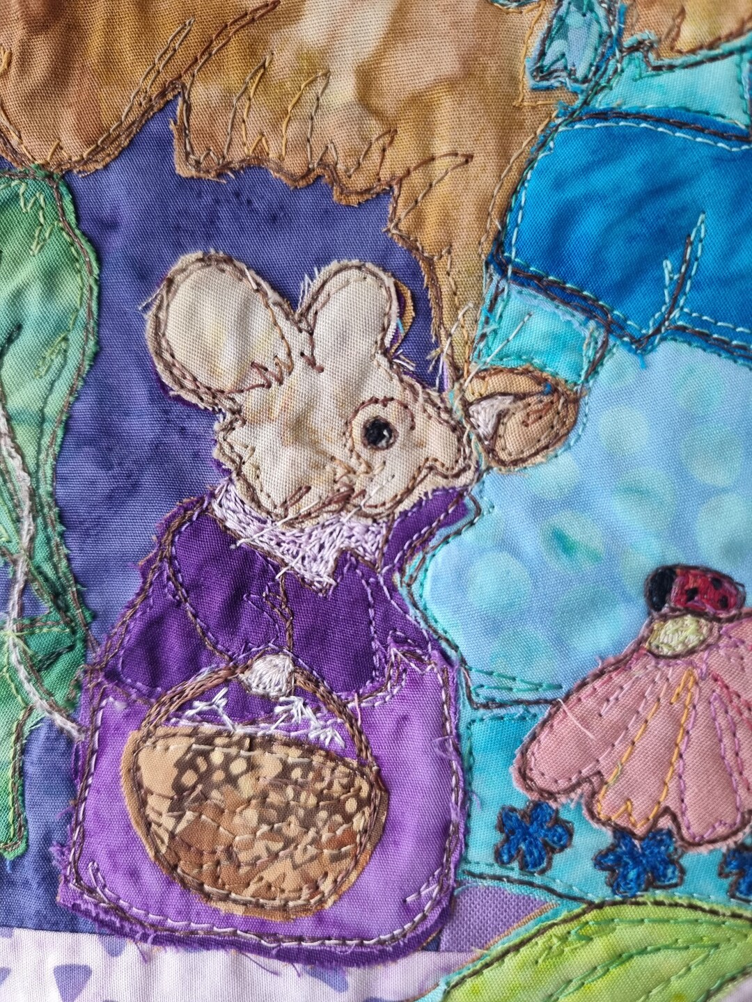 PDF Pattern for the Adventures of Poppy and Florrie Block 3 Quilt Raw ...