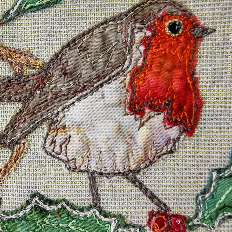 Robin Embroidery - Etsy UK