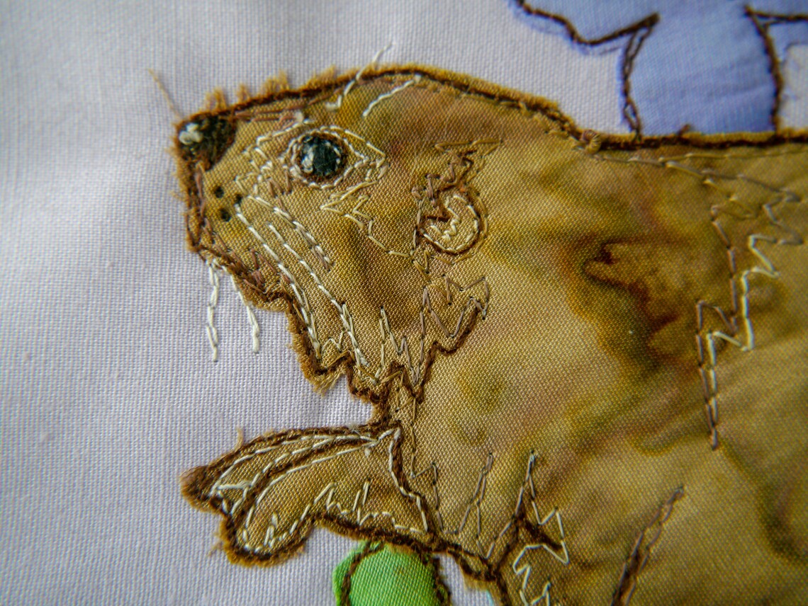 PDF Pattern Block of the Month 16 Fourth Border Beaver Mole - Etsy UK