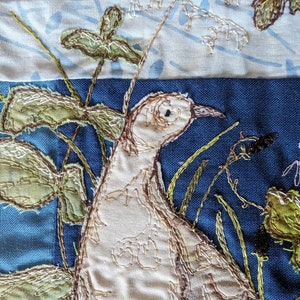 Printed Pattern for 'A Covey of Pheasants" Block 2 Quilt Ptarmigan Raw ...