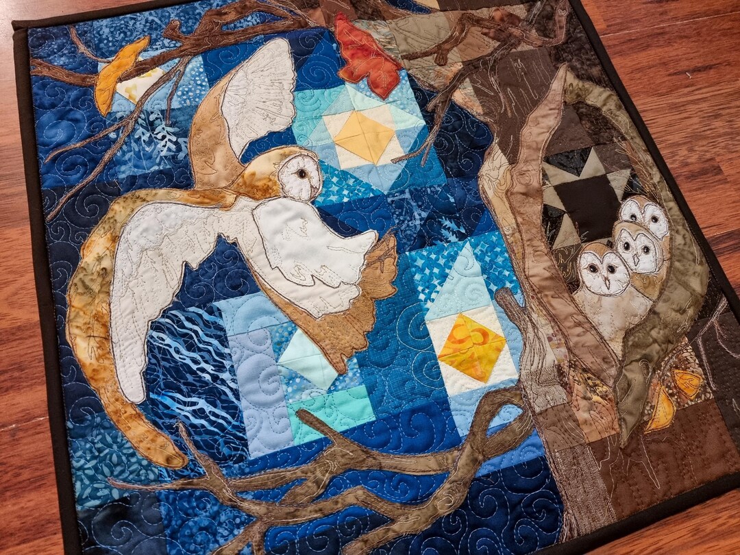 PDF Pattern for 'coming Home' Quilt Raw Edge Applique Tutorial Free ...