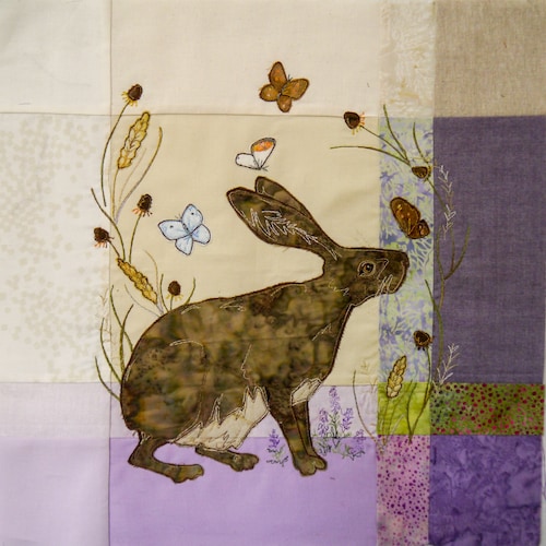 Raw Edge Applique 'hare' - Etsy