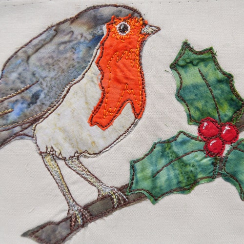 PDF Pattern for Robin Raw Edge Applique Tutorial Free Motion - Etsy