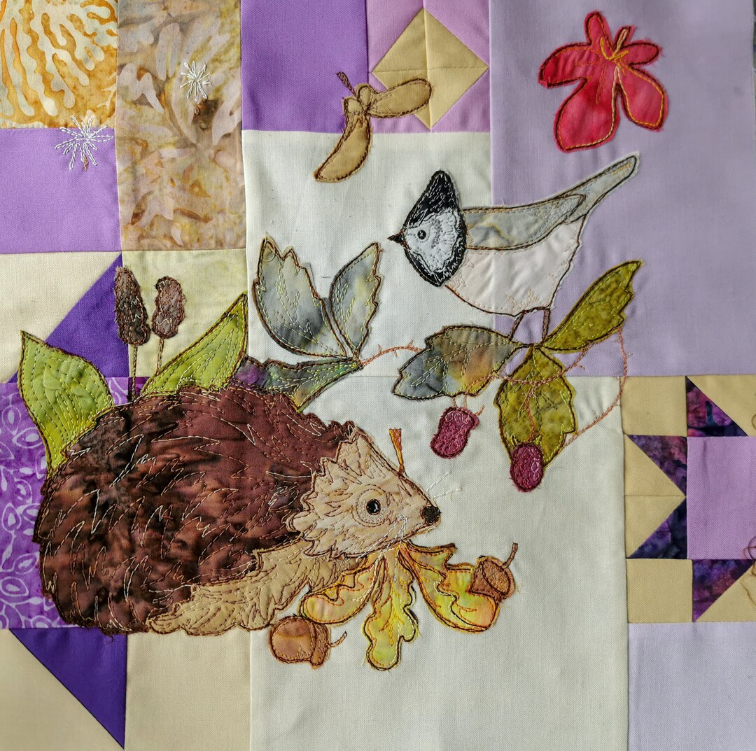 PDF Pattern for 'autumn Sets In' Block 2 Quilt Raw - Etsy