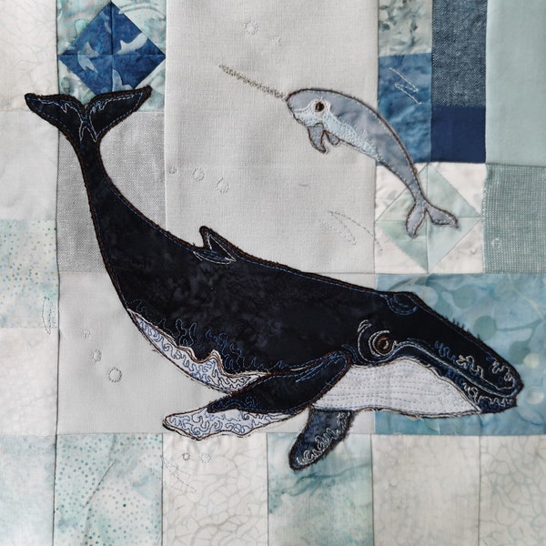 Whale Quilt Pattern - Etsy