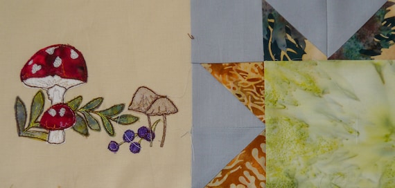 PDF Pattern for Autumn Toadstools Raw Edge Applique Tutorial - Etsy