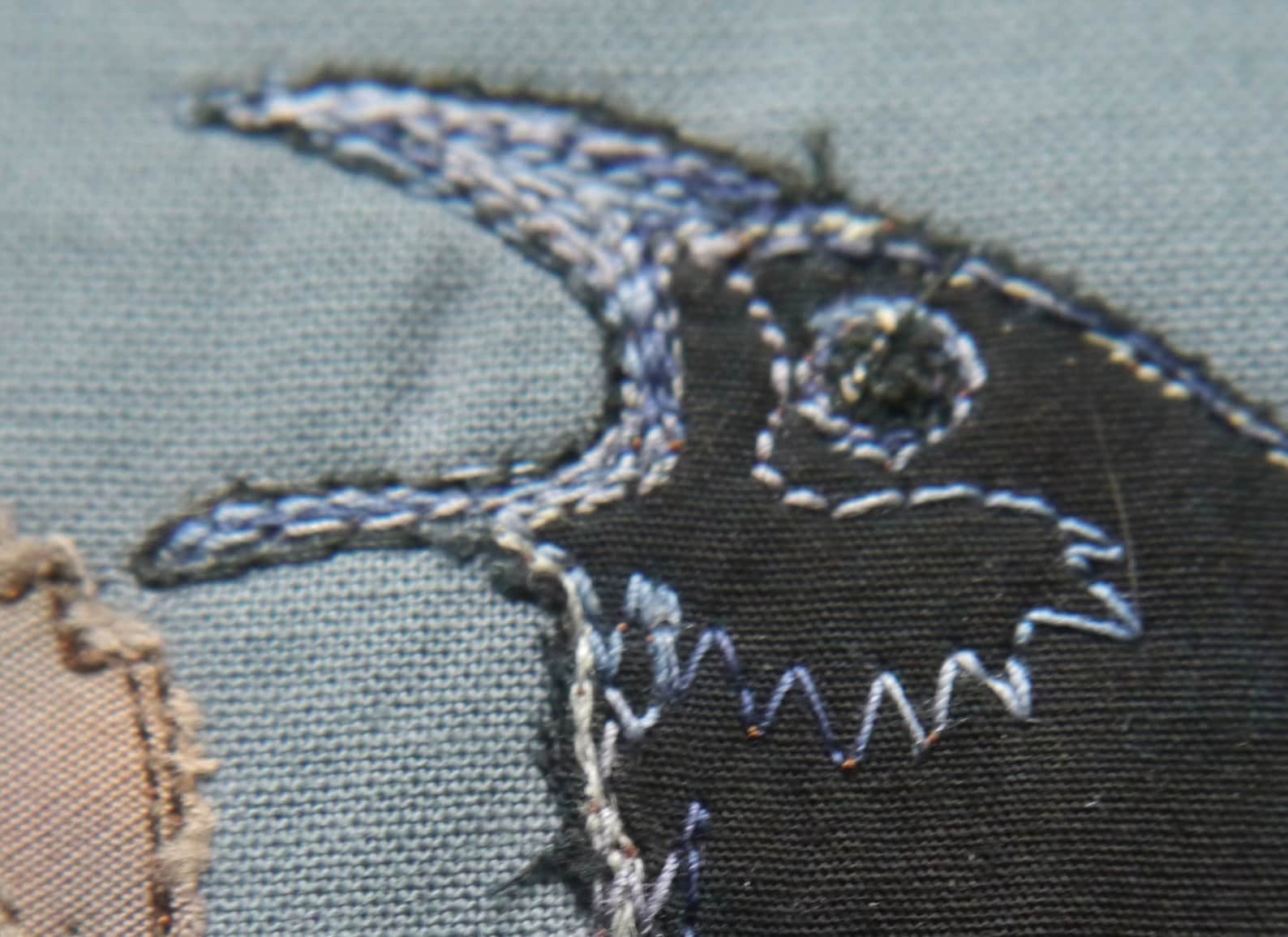 PDF Pattern for Winter Crow Raw Edge Applique Tutorial Free - Etsy