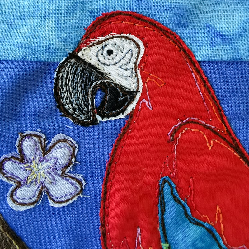 Parrot Quilt Pattern - Etsy