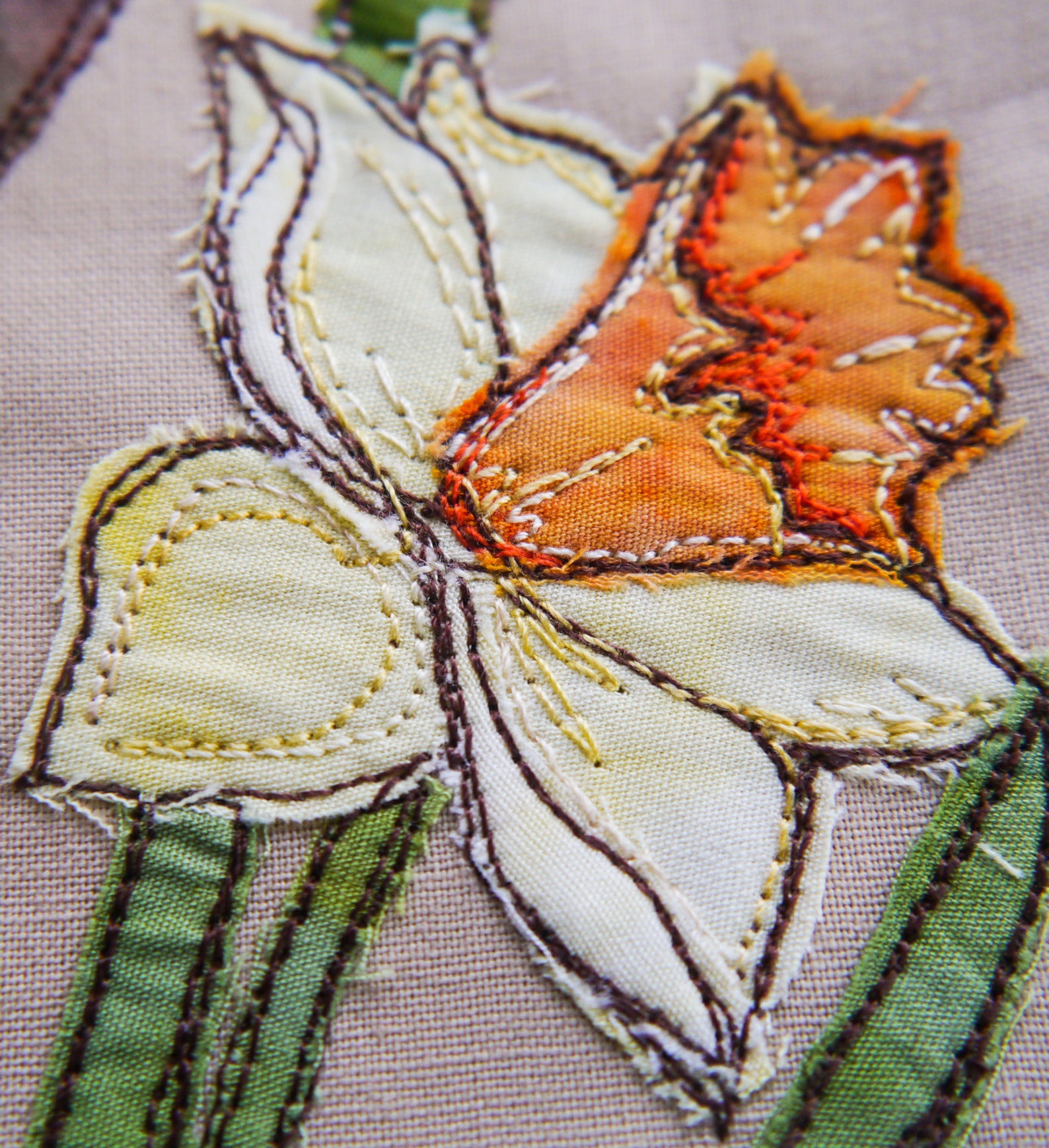 PDF Pattern for Rainbow Sherbet Block 1 Hare Free Motion Embroidery ...