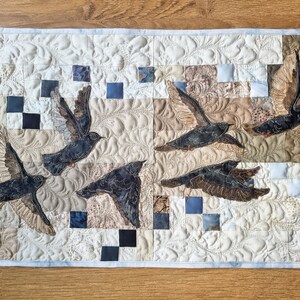 Full PDF Pattern Set for A Hint of Murmuration Quilt Raw Edge Applique ...