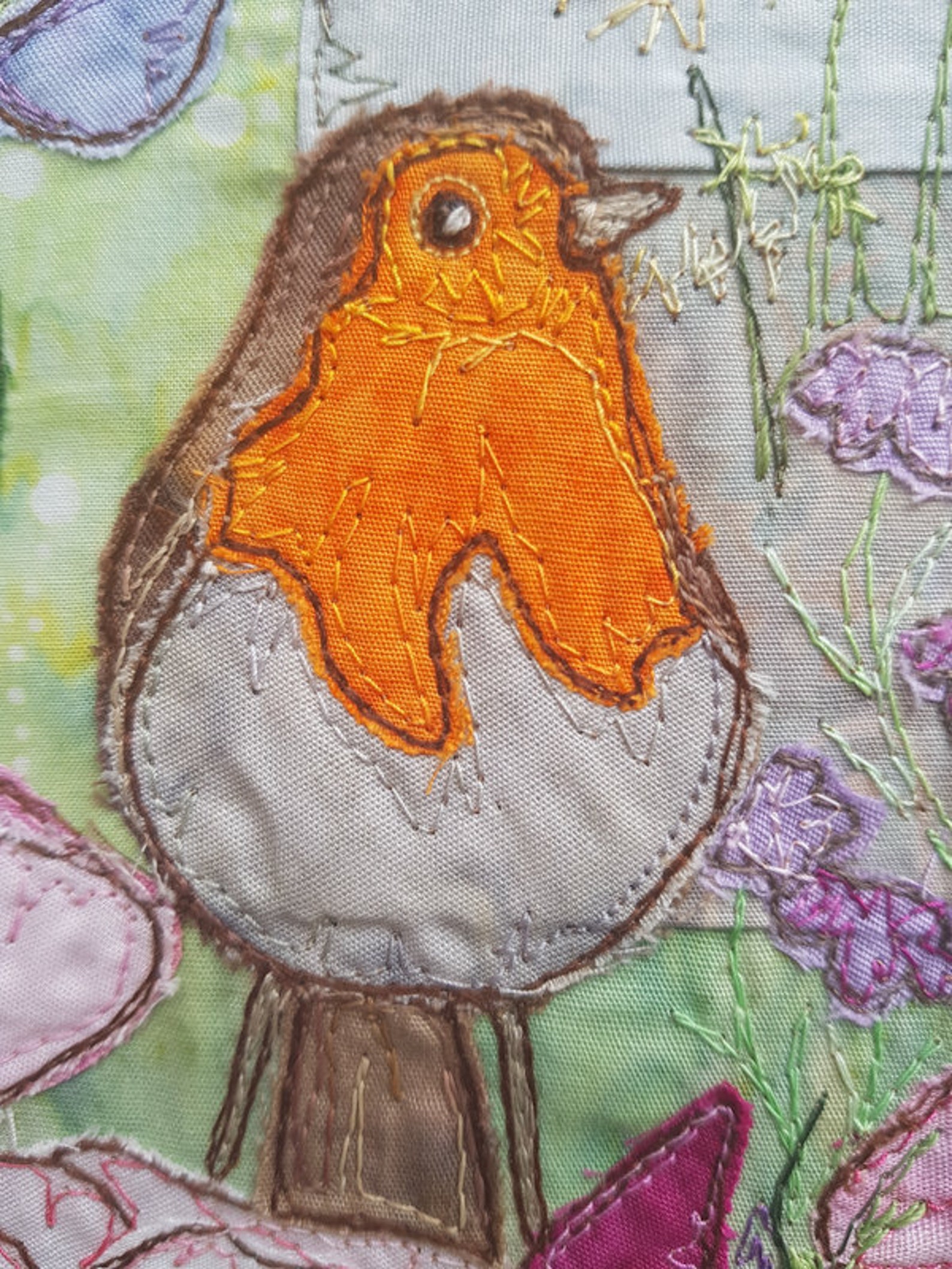 Full PDF Pattern for the Secret Garden Blocks 1 to 6 Quilt Raw Edge ...
