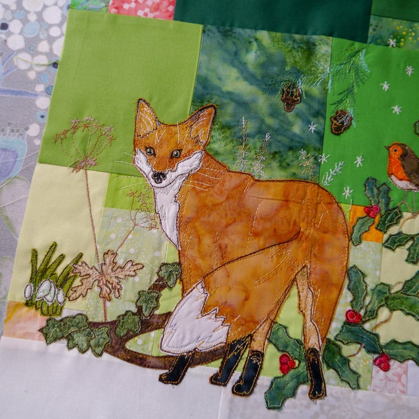 Fox Applique - Etsy