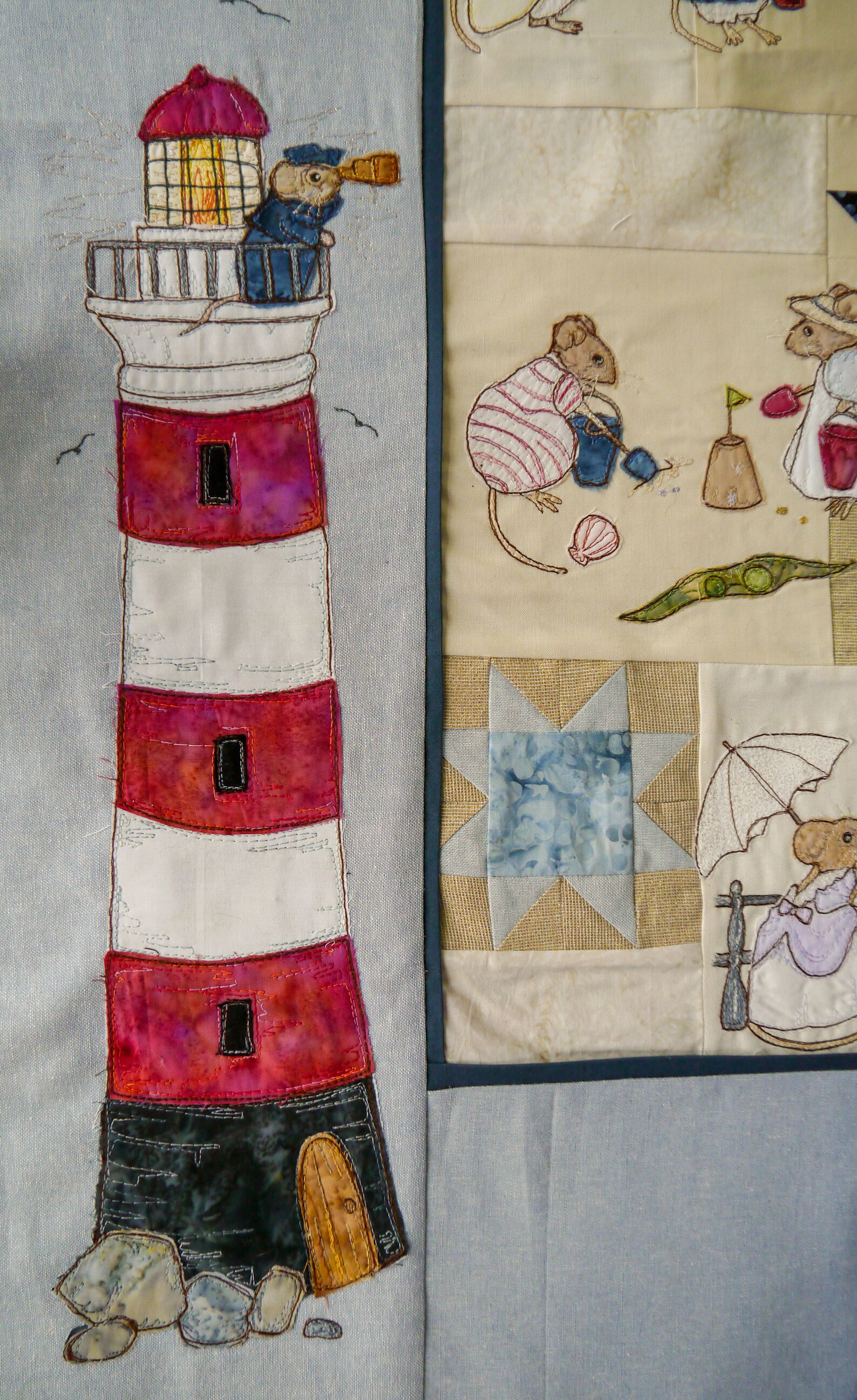 PDF Pattern for Beside the Seaside Victorian Mice Block 7 - Etsy UK