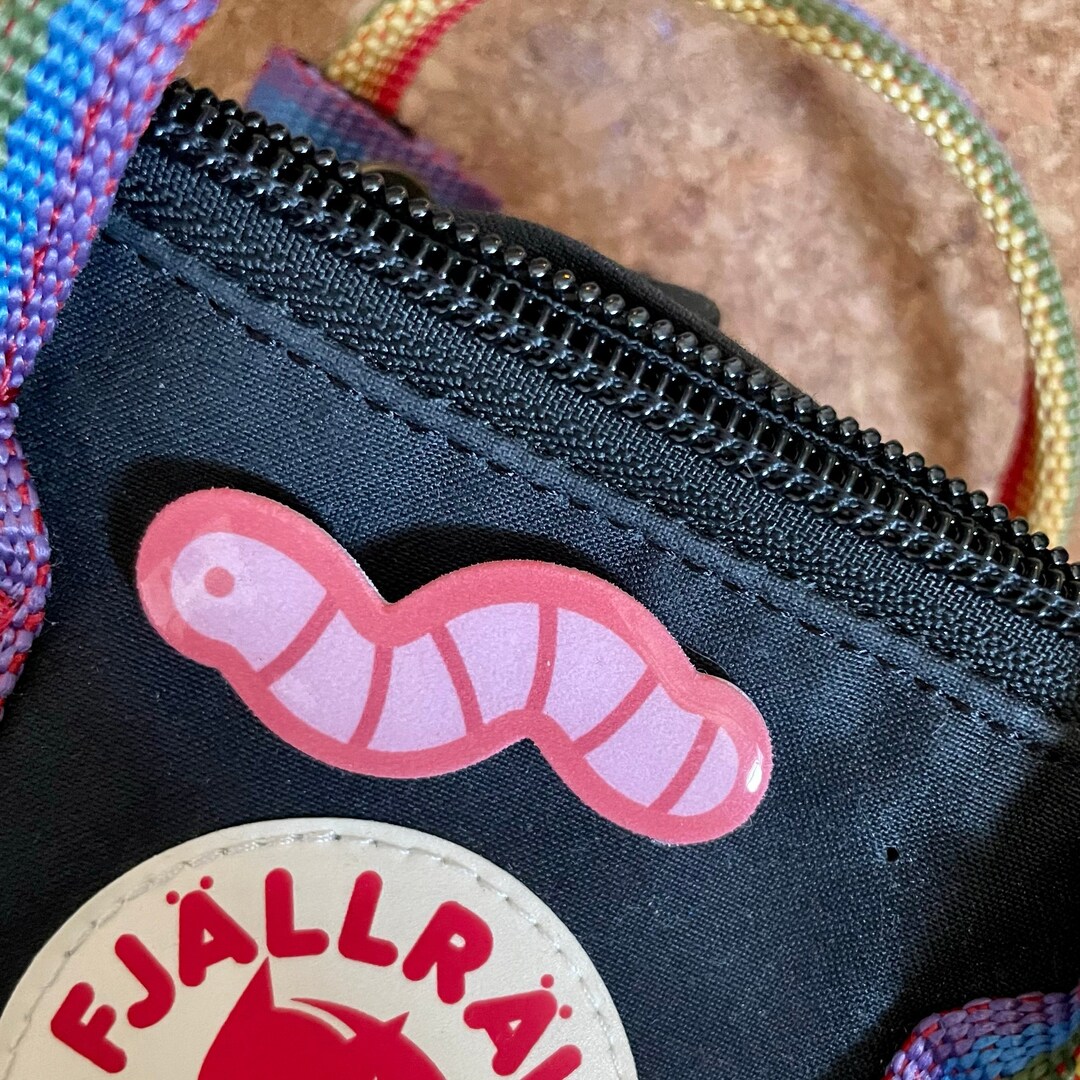 Worm Power | Acrylic Pin | Shrink Plastic Pin | Worm Pin | Cute Pin ...