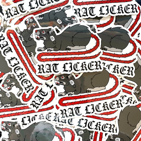 Rat Licker Waterproof Vinyl Sticker Laptop Decal Sticker - Etsy