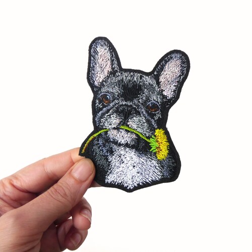 BIG Frenchie French Bulldog Iron on Thermal Shirt Patch | Etsy