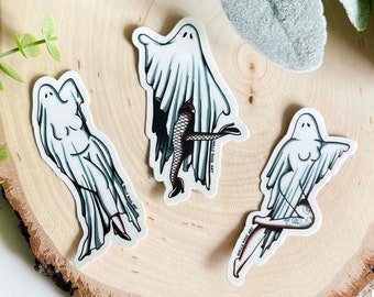 Ghost Girl Sticker - Etsy