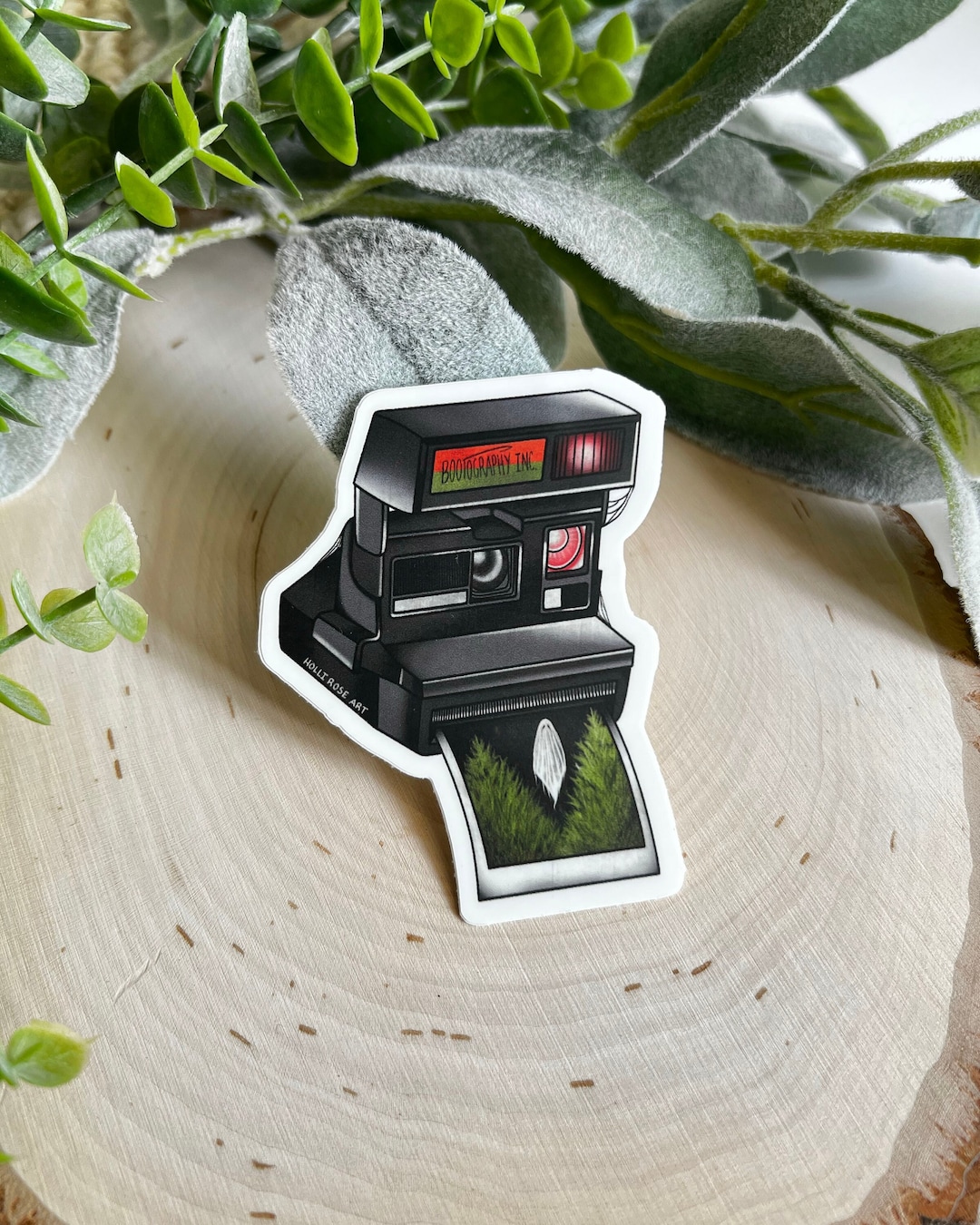 Bootography Sticker, Spooky Picture, Ghost Photo Art, Camera Sticker ...