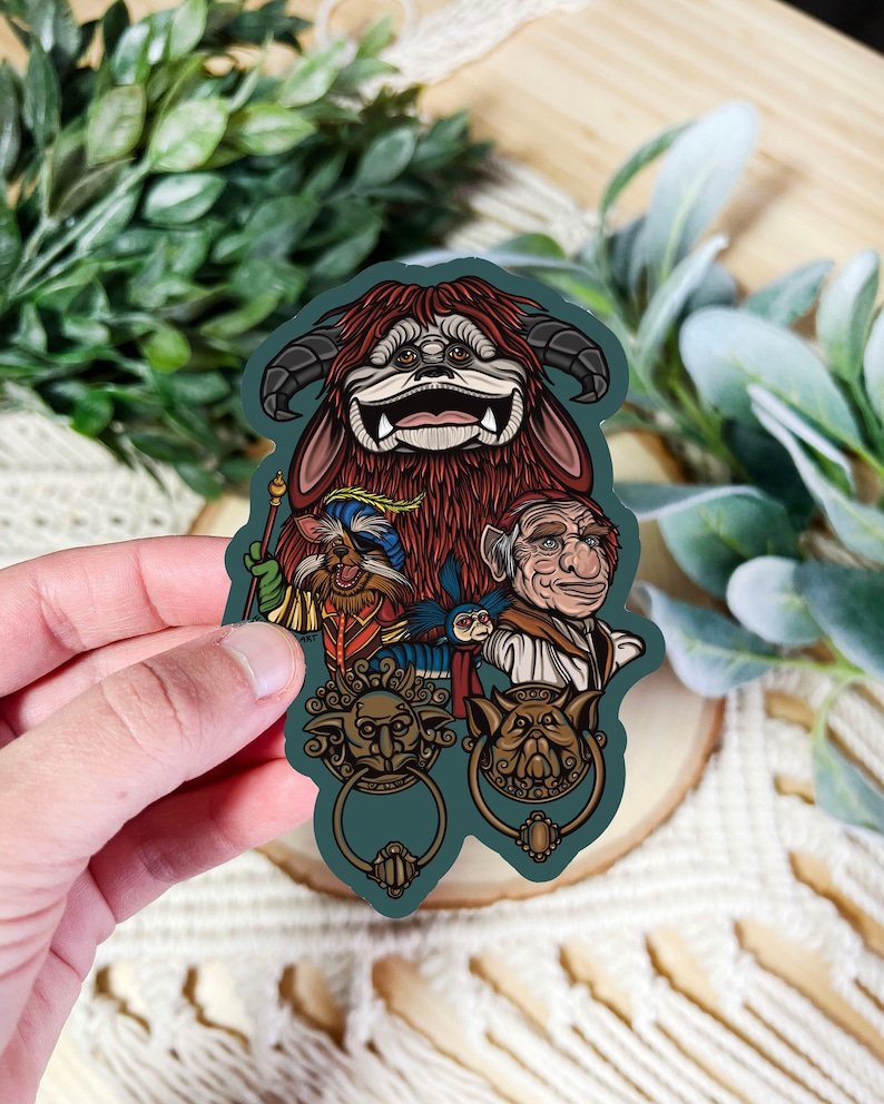Ludo and Friends Sticker, Waterproof Labyrinth Decal - Etsy