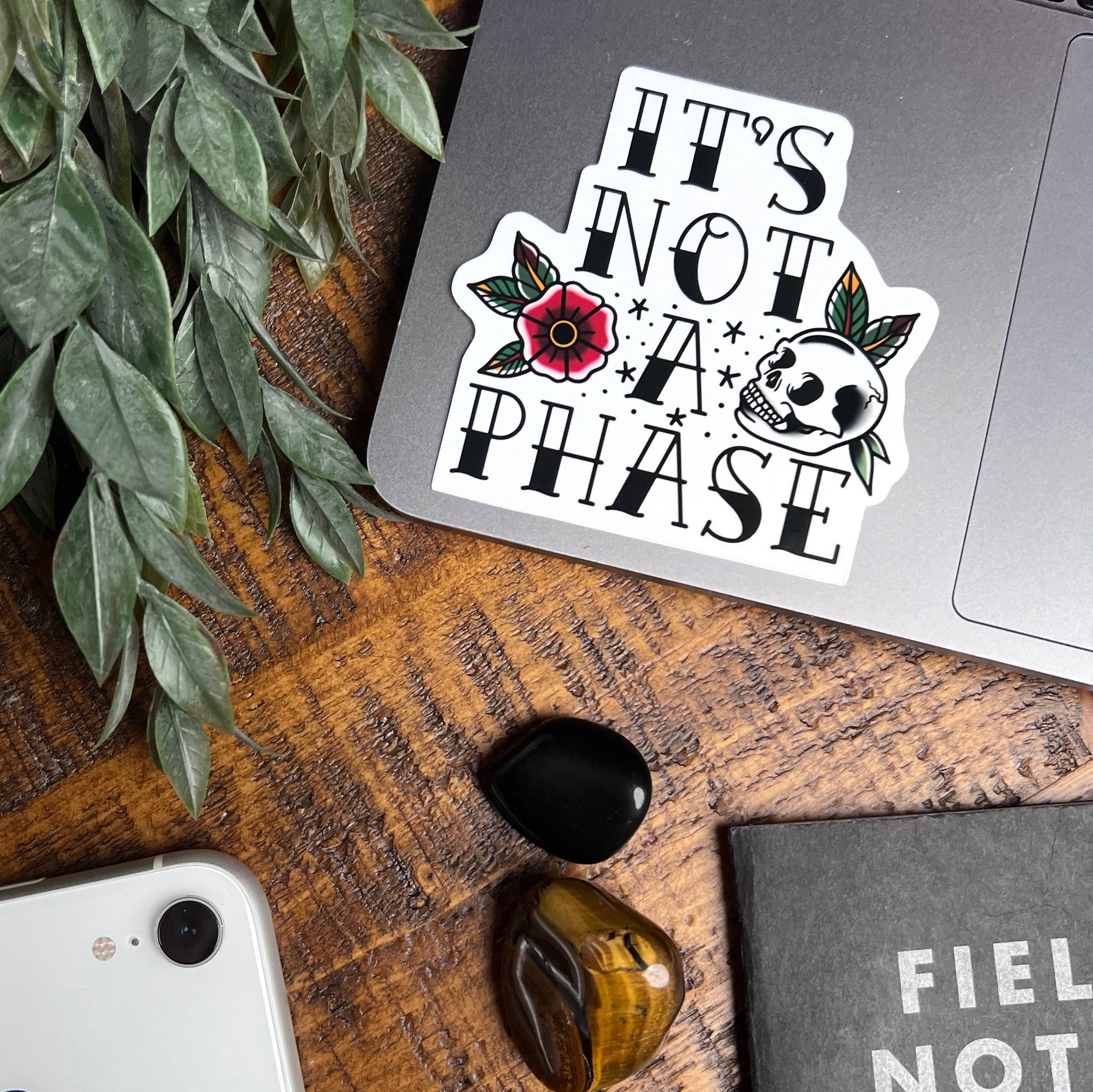 Not A Phase Sticker Tattoo Sticker Emo Sticker American - Etsy
