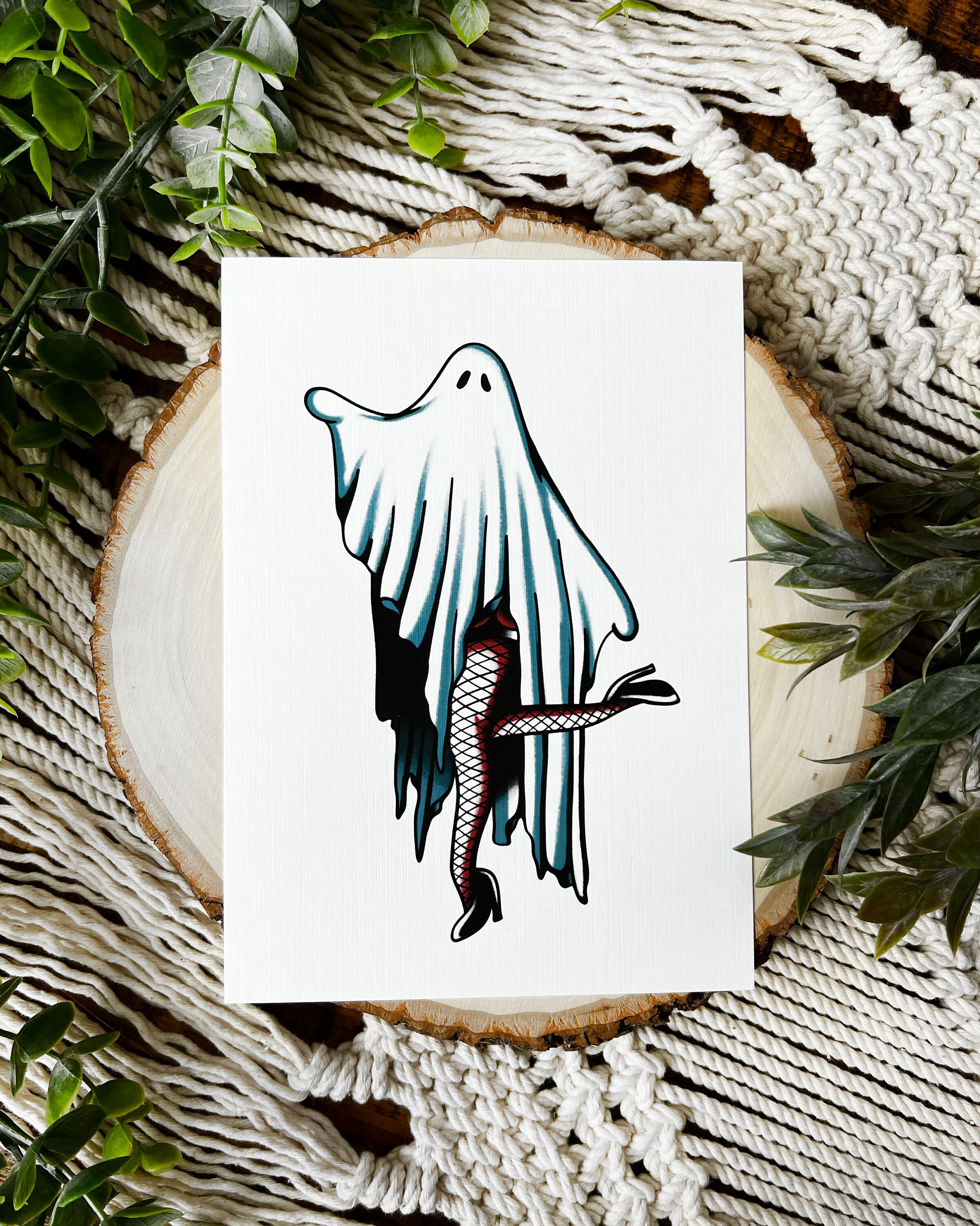 American Traditional Pinup Ghosts Art Prints Pinup Ghouls - Etsy Canada