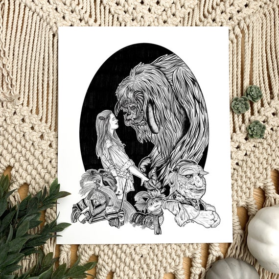 Labyrinth Movie Art Print | Etsy